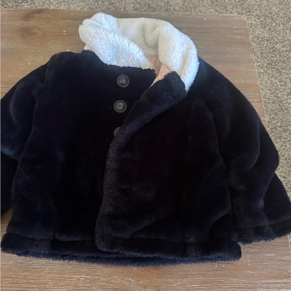 Matilda Jane | Jackets & Coats | Matilda Jane Girls Black Faux Fur ...